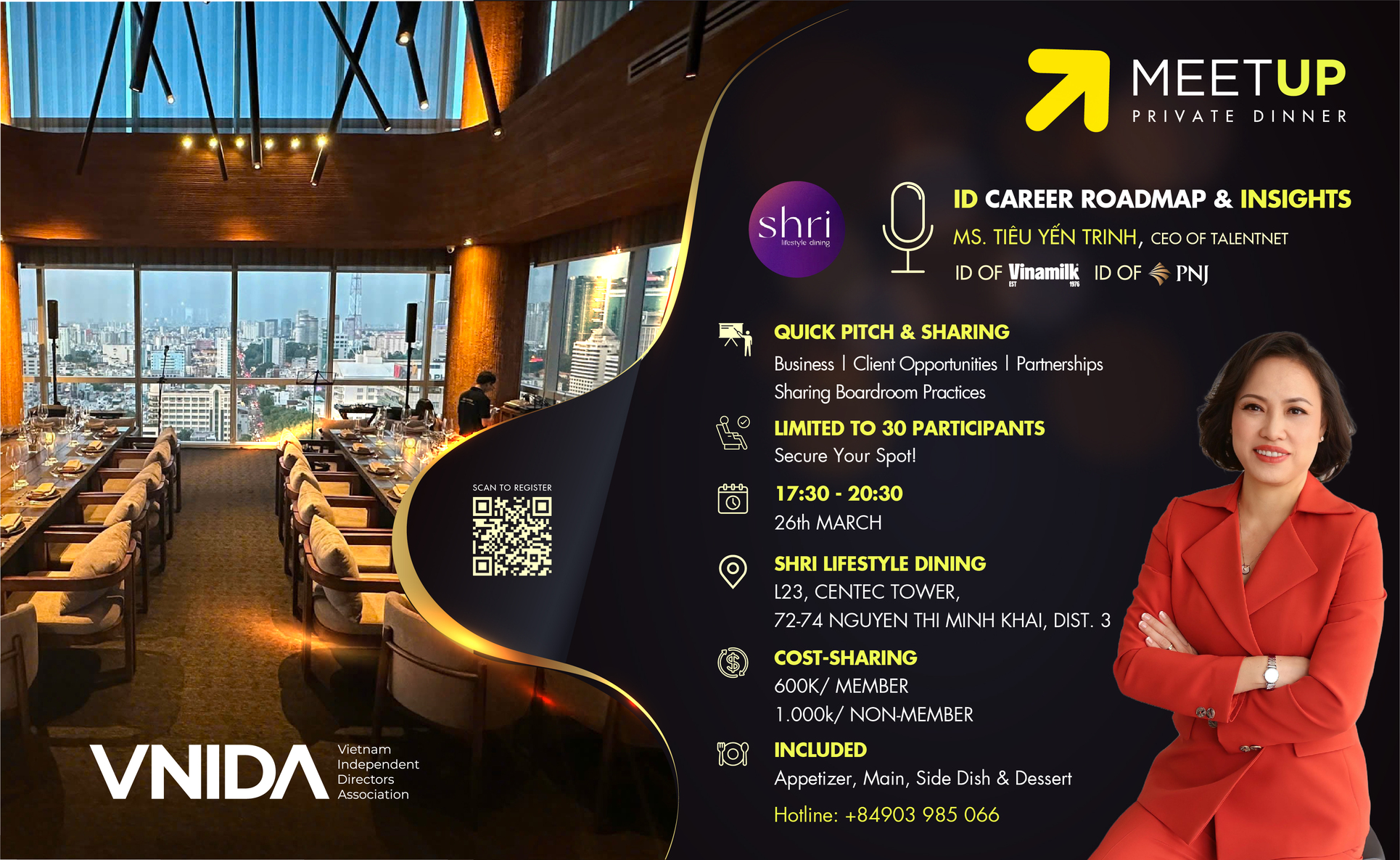 VNIDA MeetUP 26/03/2025 - Private Dinner - VNIDA